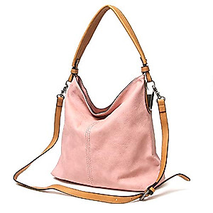 Janin Handbag Bucket Style Hobo Shoulder Bag with Extra Longer Strap
