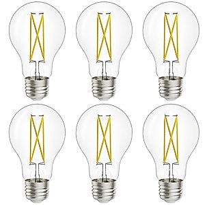Sunco 6 Pack LED Light Bulbs A15, 7W=60W, 3000K Warm White, 800 LM, Dimmable Decorative Edison Vintage Bulbs, Indoor Outdoor, E26 Medium Base