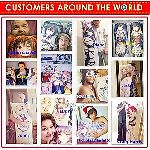 TANGYAN Fluttershy My Little Pony MLP Body Pillow Cover/Case with Zipper Closure Peach Skin 150 x 50cm(59in x 19.6in) Anime Fans Gift Home Room Decor