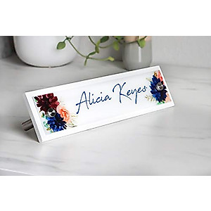 Desk Name Plate Plaque Personalized with your Name and Title 10 x 2.5 in