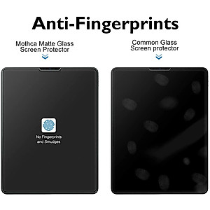 2 Pack Mothca Matte Glass Screen Protector for iPad Pro 11 Inch (2022/2021/2020/2018) /iPad Air 5 (2022) & Air 4 (2020)10.9 Inch, Anti-Glare & Anti-Fingerprint HD Tempered Glass Shield, Smooth as Silk
