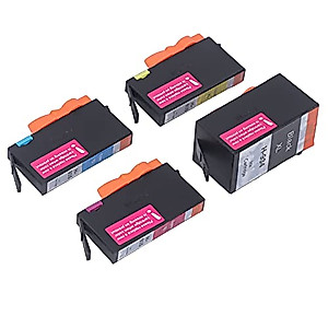 Hilitand 4 Color Ink Cartridges Refill Cartridge Replacement Print Photos, Test Papers, Documents Printer Cartridge for Printer Accessories