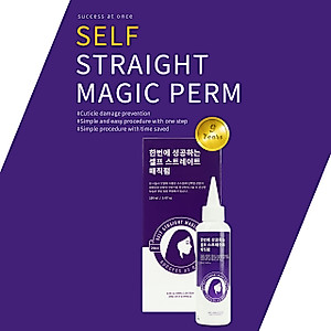 Success at Once Self Straight Magic Perm at Home Easy & Fast Made in Korea