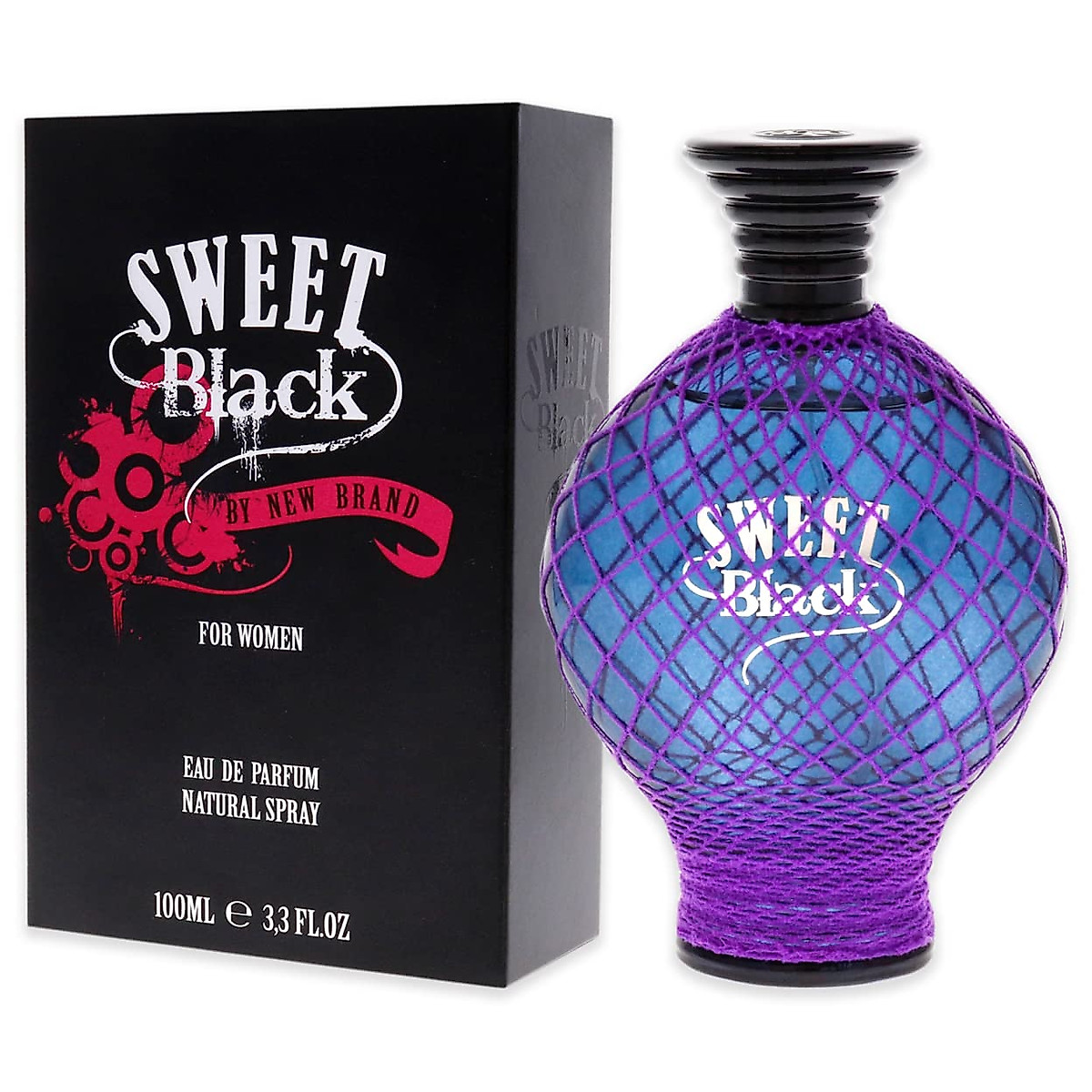 New Brand Sweet Black EDP Spray Women 3.3 oz