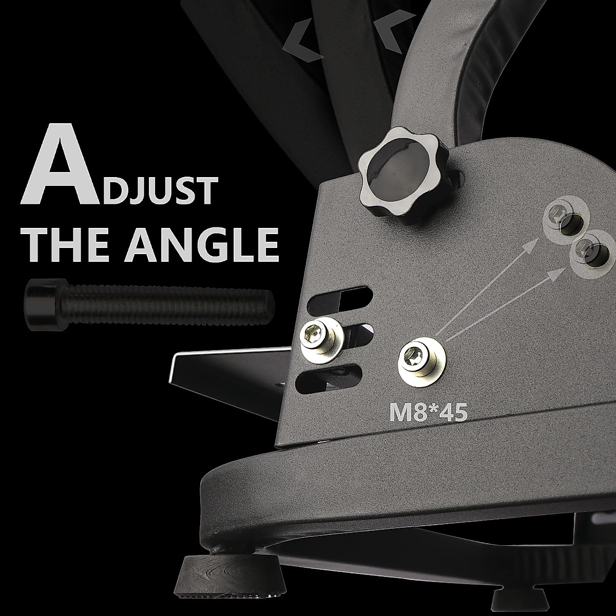 P PBAUTOS Racing Steering Wheel Stand with Upgraded Shifter Holder for Logitech G27 G25 G29 G920 Racing Simulator Wheel Stand without Wheel, Shifter and Pedals