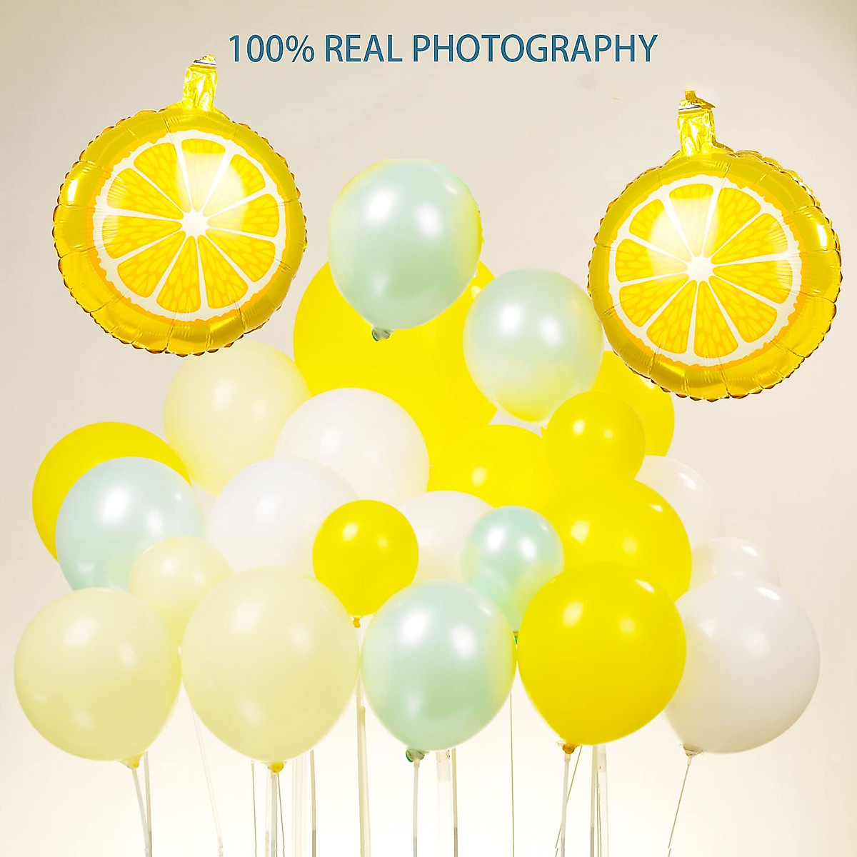Lemon Baby Shower Decorations Lemonade party main squeeze bridal shower decorations Summer Fruit Party Supplies White Pastel Yellow Balloon Garland Kit
