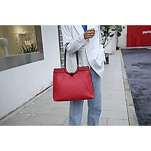 MKF Collection Tote Bags for Women Designer Handbag Shoulder Bag Lady Fashion Top-handle Messenger Purse BLack