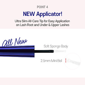 ETUDE Power Eyelash Ampoule 6g (0.21 fl.oz) | Easy and Comfortable Daily Eyelashes Serum | Eyelash Growth Enhancer with Natural Growth Peptides for Long, Thick Lashes | K-beauty