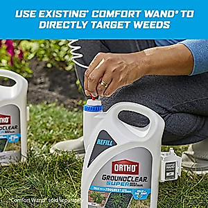 Ortho GroundClear Super Weed & Grass Killer1: Refill, Fast-Acting, See Results in Hours, For Patios and Landscaped Areas, 1 gal.