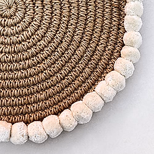 Nobbys Jute Crochet Round Placemat (Pack of 4)