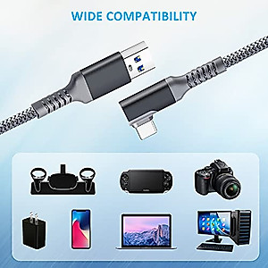 TOTU Cable for Oculus Quest 2 Link, 16FT USB 3.2 Gen 1 to Type C Link Cable Compatible with Steam Deck, High Speed Data Transfer and Fast Charging for VR Oculus Quest Headset and Gaming PC