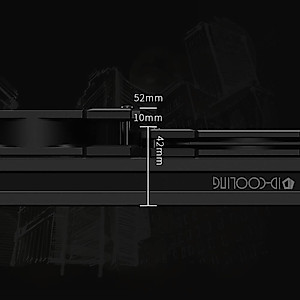 ID-COOLING NO-12015-XT-ARGB Case Fan 15mm Thickness PWM Fan 5V 3 PIN ARGB Fan Slim Fan for Radiator/CPU Cooler/Computer Case