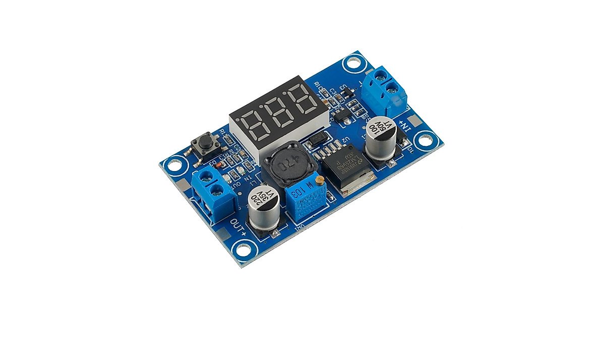 EPLZON Buck Converter with Voltmeter - Adjustable 2A
