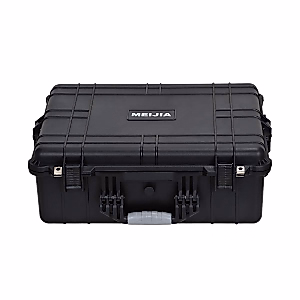 MEIJIA Portable IP67 Waterproof Protective Hard Case,Camera Case With Customizable Fit Foam Insert, Elegant Black, 24.25"X19.43"X8.68"