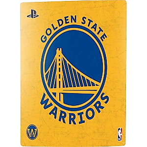 Skinit Decal Gaming Skin Compatible with PS5 Console - Officially Licensed NBA Golden State Warriors Distressed Design