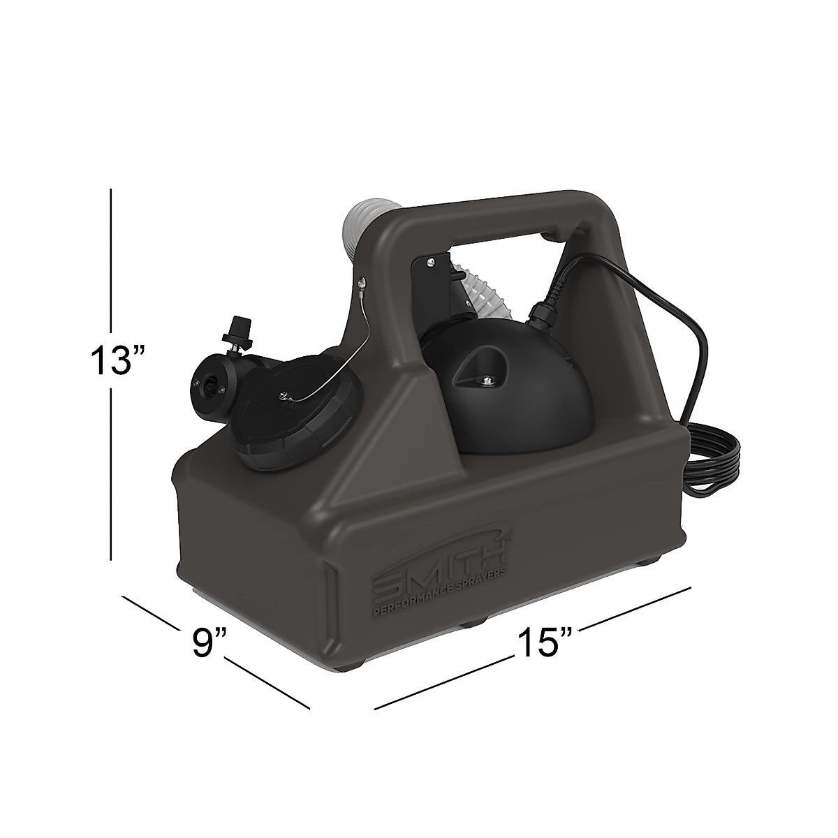 Smith Performance Sprayers Smith ULV (1.7 Gal) Electric Cold Fogger, 110V, Model ULV17, Atomizer Mist, Spraying for Home, Hotel, School, Yard