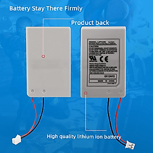 Xahpower 2 Pack PS3 Controller Battery, LIP1359 Replacement Battery for Sony Playstation 3 CECHZC2E CECHZC2U Controller with USB Cable and Tools