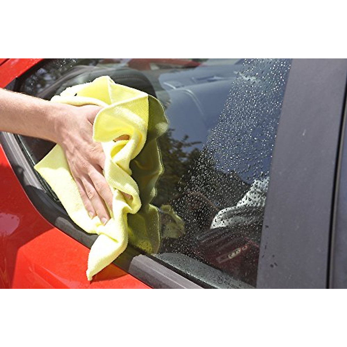 Eurow Microfiber Deluxe 16in x 16in 325 GSM Cleaning Towels 24-Pack