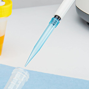 Globe Scientific 151146 Polypropylene Pipette Tip, Blue, 100 - 1000µL, Universal, Pack of 1000