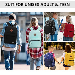 School Backpack,VONXURY Classic Lightweight Water Resistant Causal Daypack for Teens Boys Girls(Mint Green)