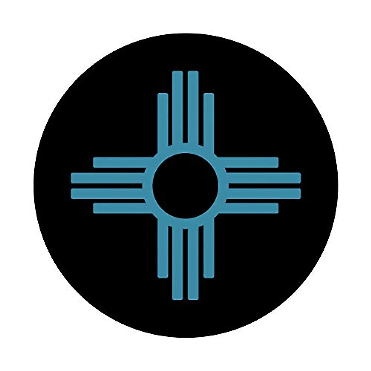 New Mexico Zia Symbol PopSockets PopGrip: Swappable Grip for Phones & Tablets