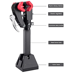 Bike Repair Stand, Wall-Mounted Bike Clamp Adjustable Bicycle Mechanic Rack for Garage or Home