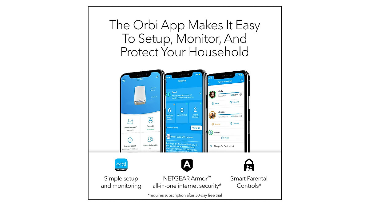 NETGEAR Orbi WiFi 6E Router RBRE960: 10Gbps Speed & Mesh Ready