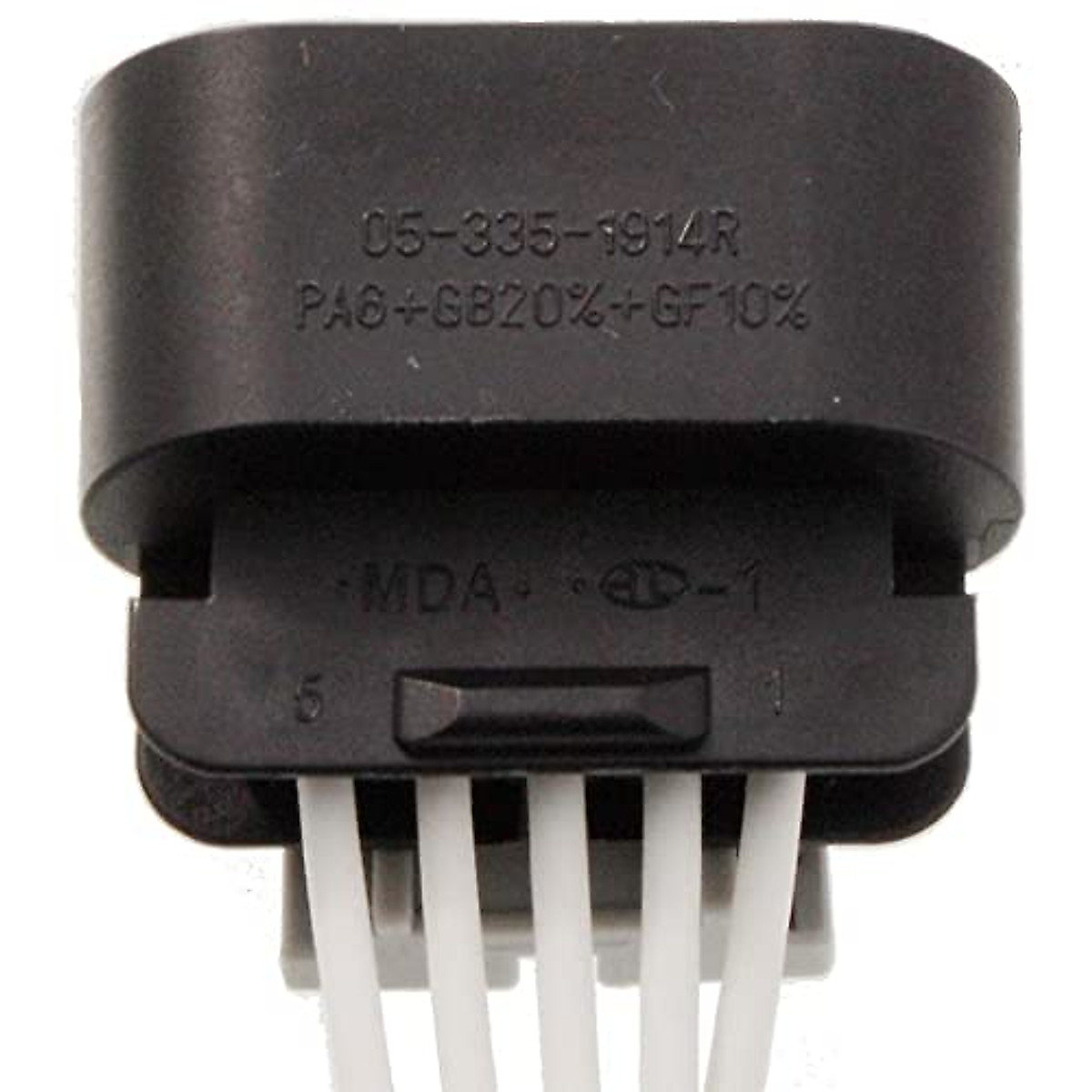 APDTY 756611 Wiring Harness Pigtail Connector 5-Wire (MAF Mass Airflow Sensor)