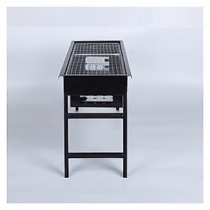 ZICANA BBQ Grill Folding Barbecue Charcoal Grill BBQ Baking Heavy Duty Folding BBQ Tool Kits Outdoor Cooking Camping Hiking Picnic Accessory Picnic