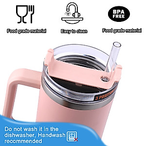 AIERSA 10 Pack Replacement Straws Compatible Stanley 40oz Tumbler,Plastic Clear Reusable Straw for Stanley Adventure Quencher Travel Tumbler,Long Straws with Cleaning Brush for Stanley Cup Accessories