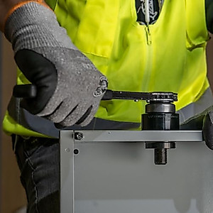 Klein Tools 53732SEN Knockout Punch Set with Wrench, Electrical Conduit Hole Cutter 1/2-inch to 2-inch