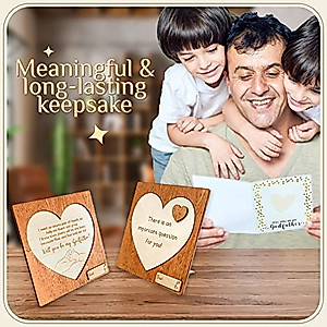 97 Decor Will You Be My Godfather Proposal Gifts - God Father's Proposal Gifts, Uncle Godfather Gifts from Godchild, Baptism Gifts for Godfather from Godson, Godfather Present Announcement Asking Card