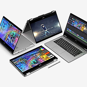 Acer Spin 3 Convertible Laptop, 14" Full HD IPS Touch,Intel Core i5-1035G1,a8GB LPDDR4,256GB NVMe SSD,WiFi 6, Backlit KB,Fingerprint Reader,Rechargeable Active Stylus,Win 10 Pro,SP314-54N-53BF,Silver
