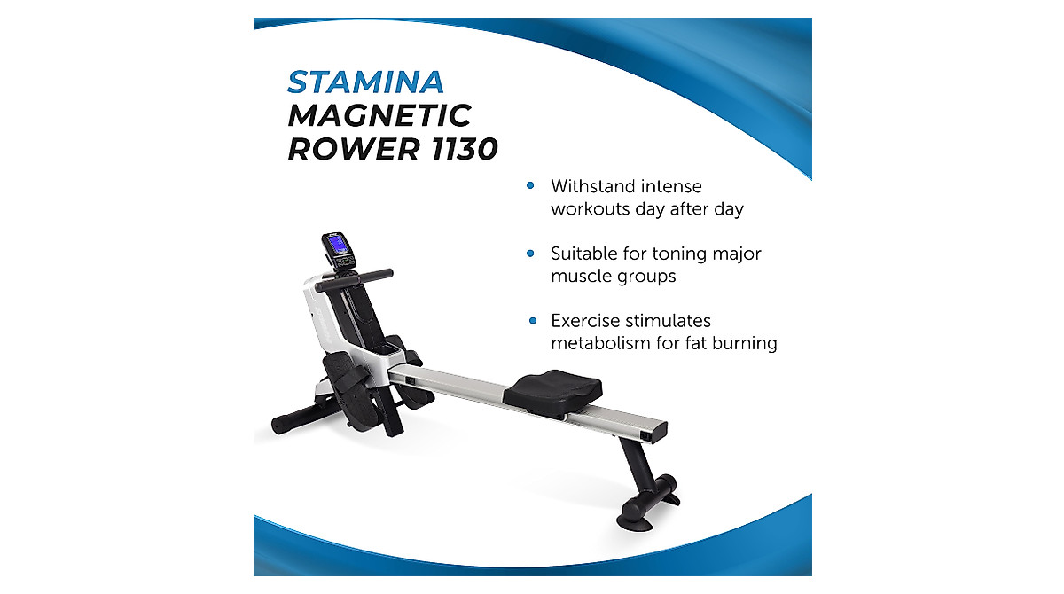 Stamina Magnetic Rower 1130 - Total Body Fitness Machine