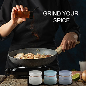 Ceramic Spice Grinder - Blue