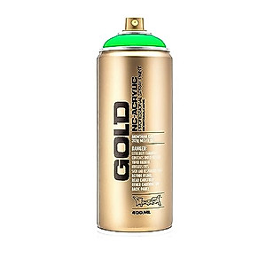 Montana Cans Montana GOLD 400 ml Color, Acid Green Spray Paint,MXG-F6000