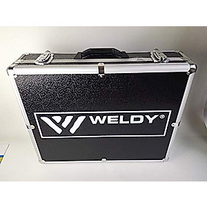WELDY 3400W Handheld Plastic Extrusion Welding Machine kit Hot Air Plastic Welder Gun Vinyl Weld Extruder Welder Machine (EX2)