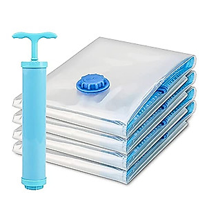 3PCS Vacuum Bag For Clothes Storage Bag With Valve Home Organizer Transparent Foldable Compressed Large Seal Space Saving Seal Bags (70x90cm)
