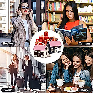 Women Cute Realtor Bag House Shaped Crossbody Bags Cellphone Purse for Women Creative Shoulder Bags