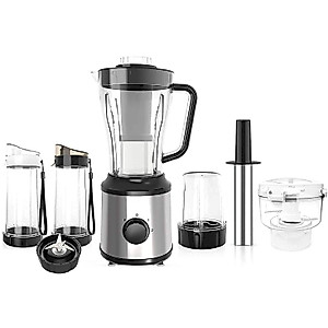 Water cup Electric juicer Blender Smoothie Maker 22000Rpm High Speed U200BU200Bblender With 1800Ml Mason Jar 3 Speed U200BU200Bcontrols 3 Speed U200BU200Band 3 Sharp Titaniu ZJ666