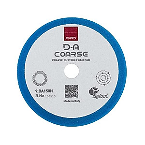 RUPES Coarse Random Orbital Foam pad (Blue) Ø 130/150mm, Single Pad