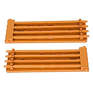 2Pcs Pigeons Foot Ring Holder, Plastic Pigeon Leg Ring Holder Bands Rack Frame for Parrots Racing Pigeon Carrier Pigeon