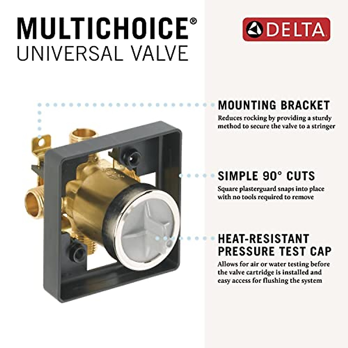 Delta Faucet R10000-UNBXHF MultiChoice Shower Valve Body for Shower Faucet Trim Kits