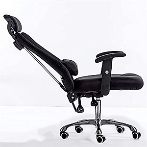 MayNuo Chair Computer Chair Office Chair Ergonomic Chair Lift Swivel Chair Seat Game Chair High Back Work Chair/Black