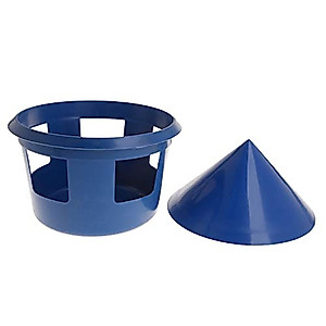 Youngy Pigeon Feeder House Design Cover Feeding Food Dispenser Sand Case Multi Functional Pet Birds Parrot Container Supplies Plastic Dustptoof