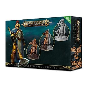 Games Workshop Warhammer Age of Sigmar Stormcast Eternals with Paint Set