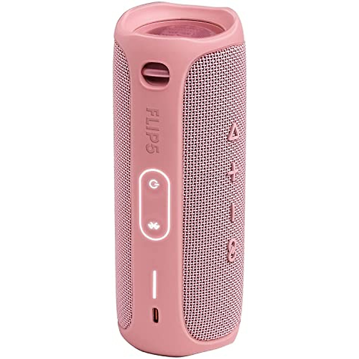 JBL Flip 5 Waterproof Portable Bluetooth Speaker for Travel, Outdoor and Home - Wireless Stereo-Pairing - Includes LED Flashlight Key Chain (Pink)