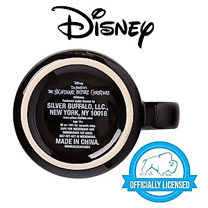 Silver Buffalo Nightmare Before Christmas Scary Jack 20oz Ceramic Camper Mug