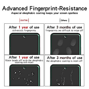 KATIN [2-Pack] Screen Protector For Motorola Moto One 5G Ace, Moto G 5G Tempered Glass, Bubble Free, Anti Scratch, 9H Hardness, Case Friendly