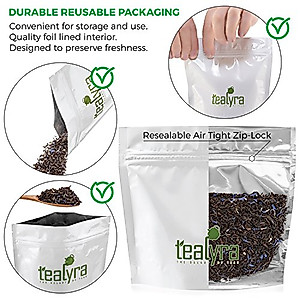 Tealyra - Cream Earl Grey - Classic Black Loose Leaf Tea - Citrusy with Vannilla Flavor - Fresh Award Winning Tea - Medium Caffeine - All Natural Ingredients - 200g (7-ounce)